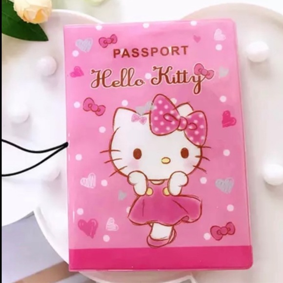 Hello Kitty | Accessories | Hello Kitty Pink Passport Covernwt | Poshmark